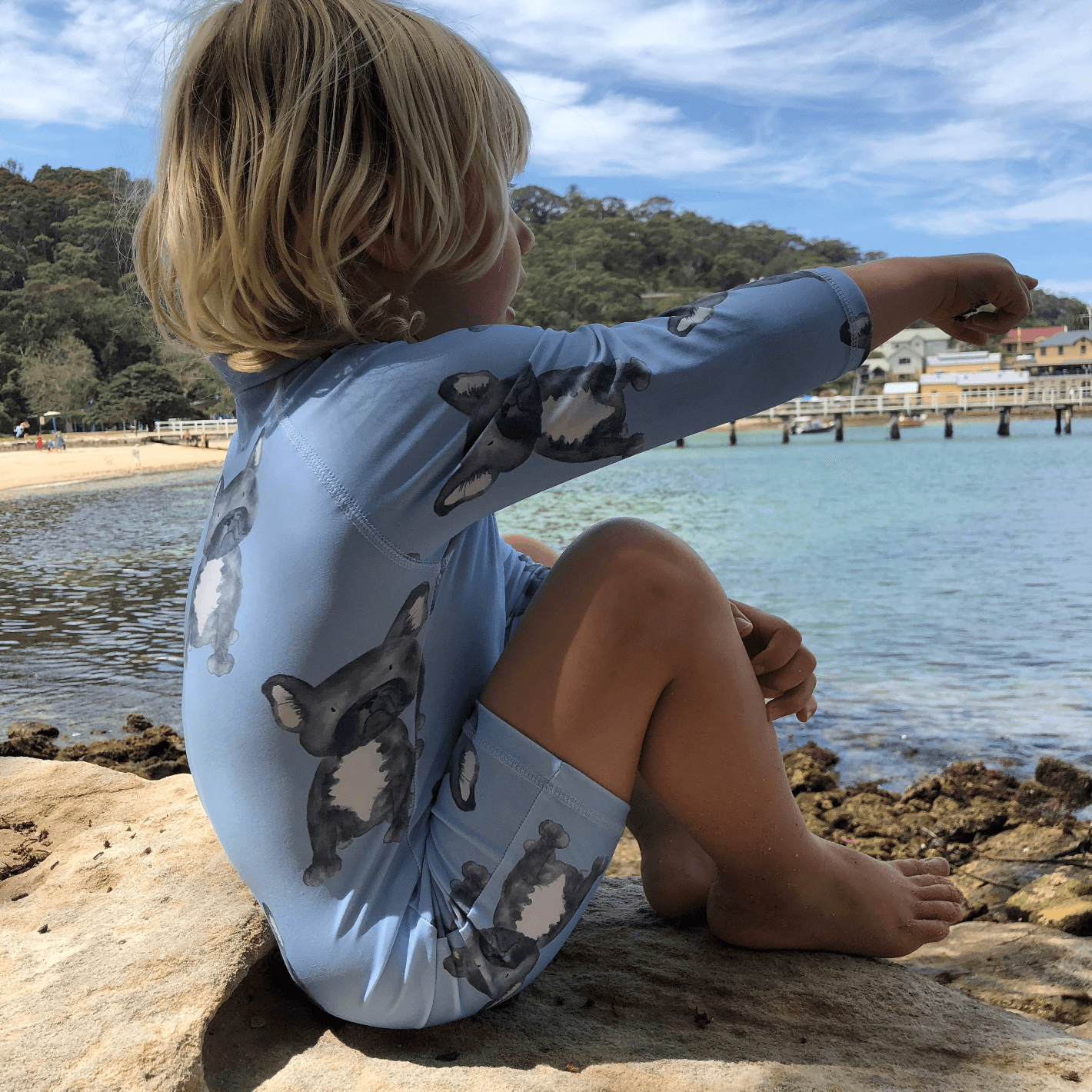 Girls Long Sleeve Swimwear – Cheeky Chickadee Store
