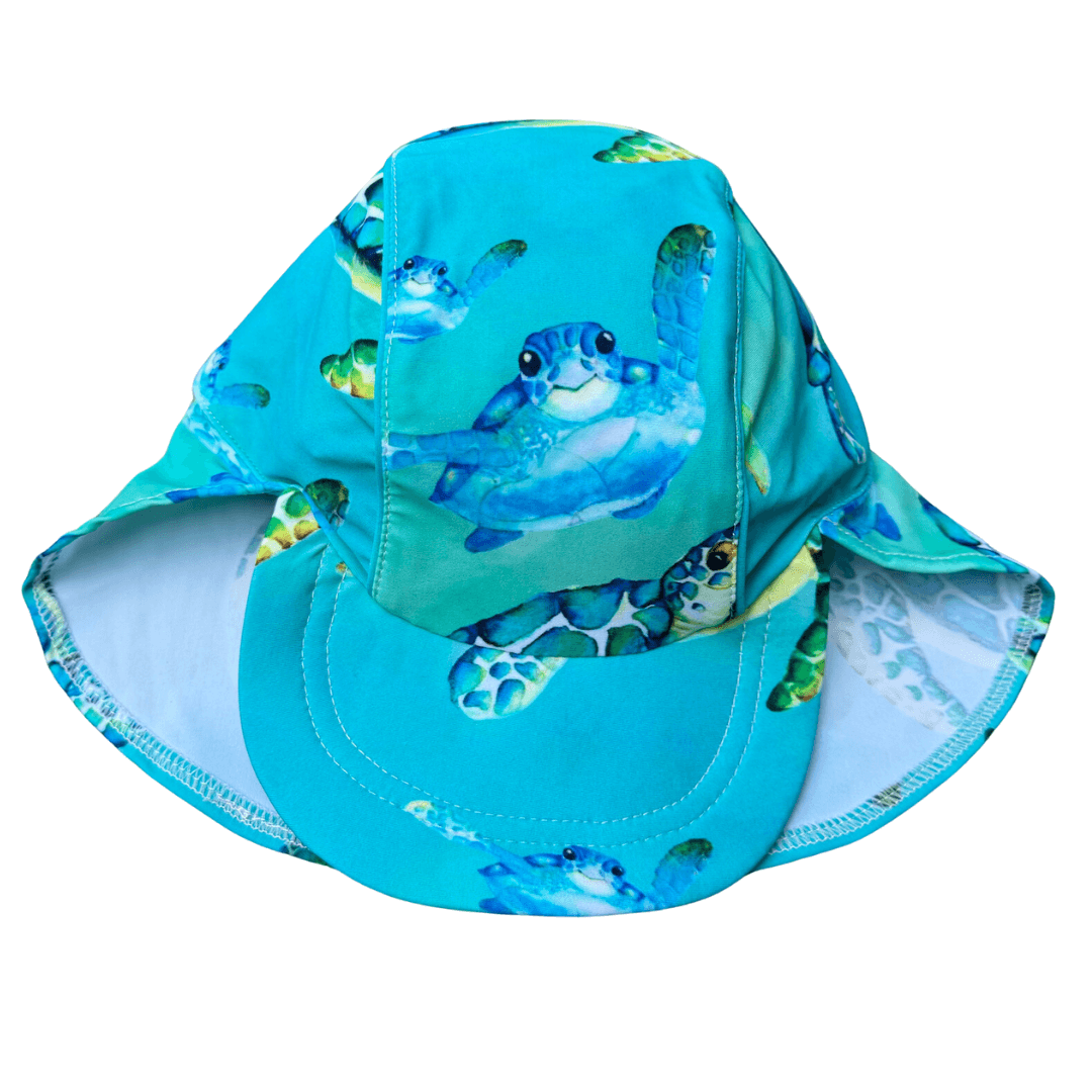 Blue Turtle Swim Hat – Cheeky Chickadee Store