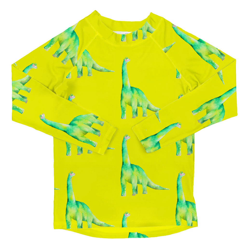 Fluro Dinosaurs Kids' Rash Top – Cheeky Chickadee Store