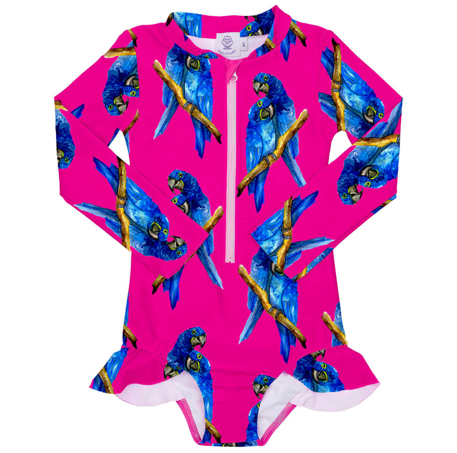 Girls One Piece Swimwear – Cheeky Chickadee Store