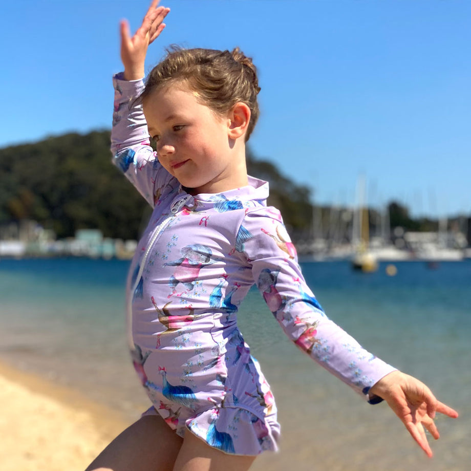 Girls One Piece Swimwear – Cheeky Chickadee Store