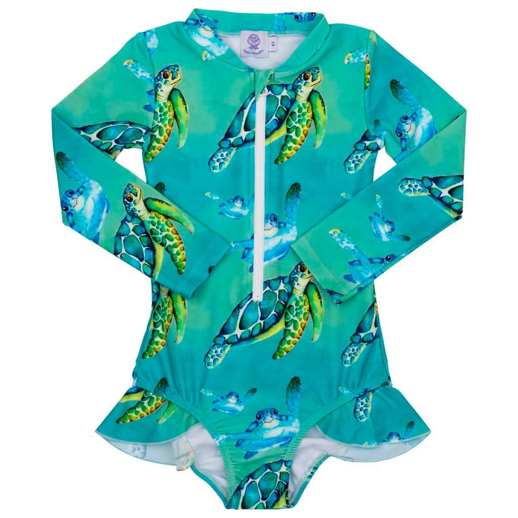 Girls Long Sleeve Swimwear